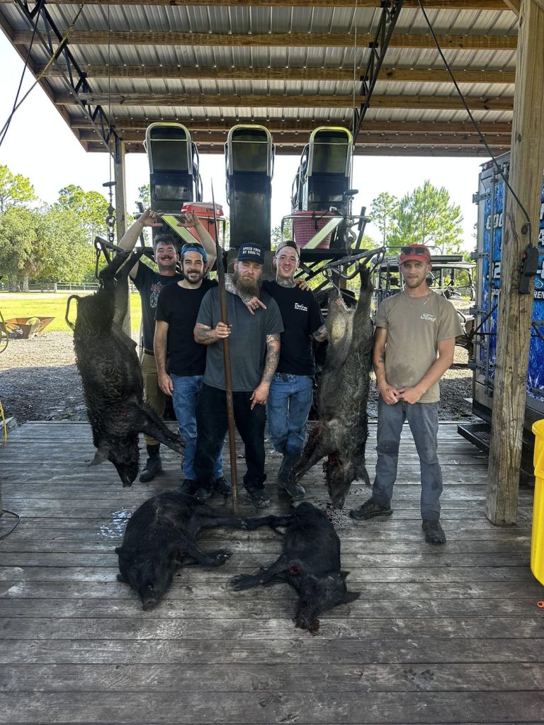 Congrats to Chris on a great hog hunt and his upcoming wedding ...